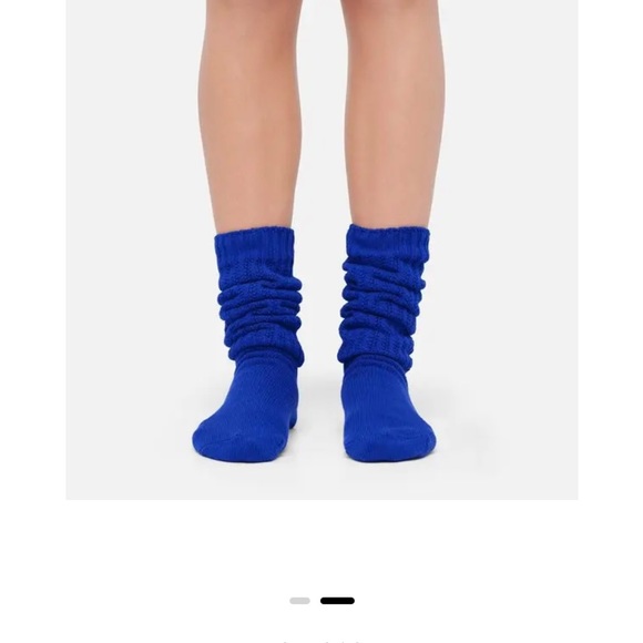 SKIMS | Accessories | Brand New Skims Slouch Socks In Cobalt Blue Size ...